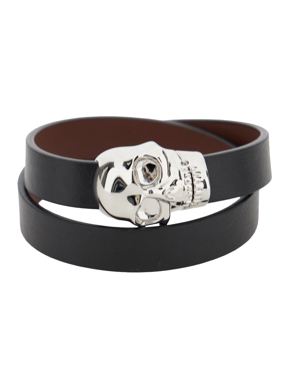 Alexander mcqueen black skull bracelet store